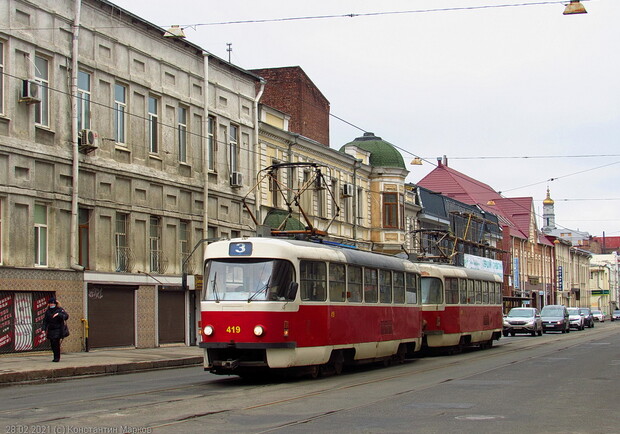 Трамвай №3 тимчасово змінить маршрут - Харків Vgorode.ua