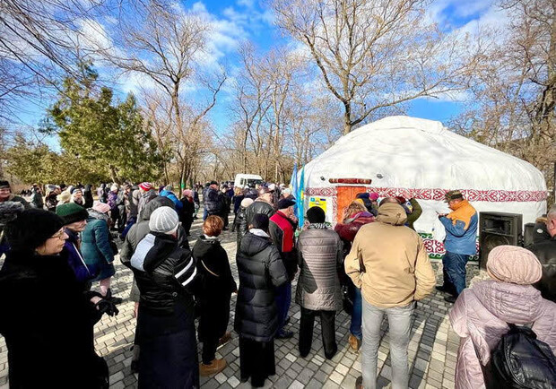 В парке Шевченко открылась "Юрта Несокрушимости" (фото) - Одесса Vgorode.ua