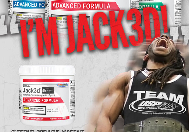 Предтренировочный комплекс Jack3d USPlabs доступен всем желающим ...