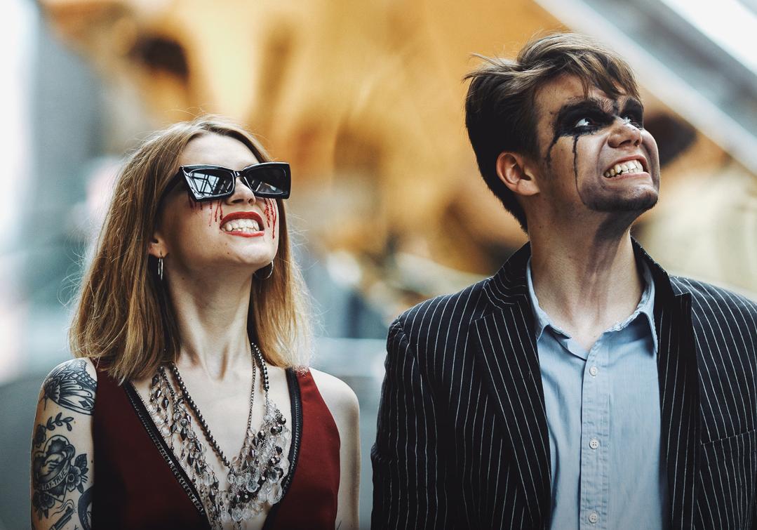 Перформанс в ТЦ Passage на Хэллоуин - Днепр Vgorode.ua